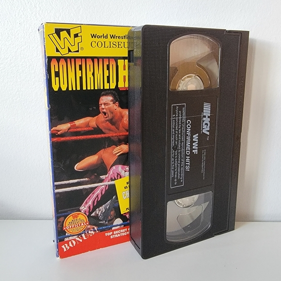 WWE | Media | Vintage 996 Wwf Wrestling Confirmed Hits Vhs Tape | Poshmark